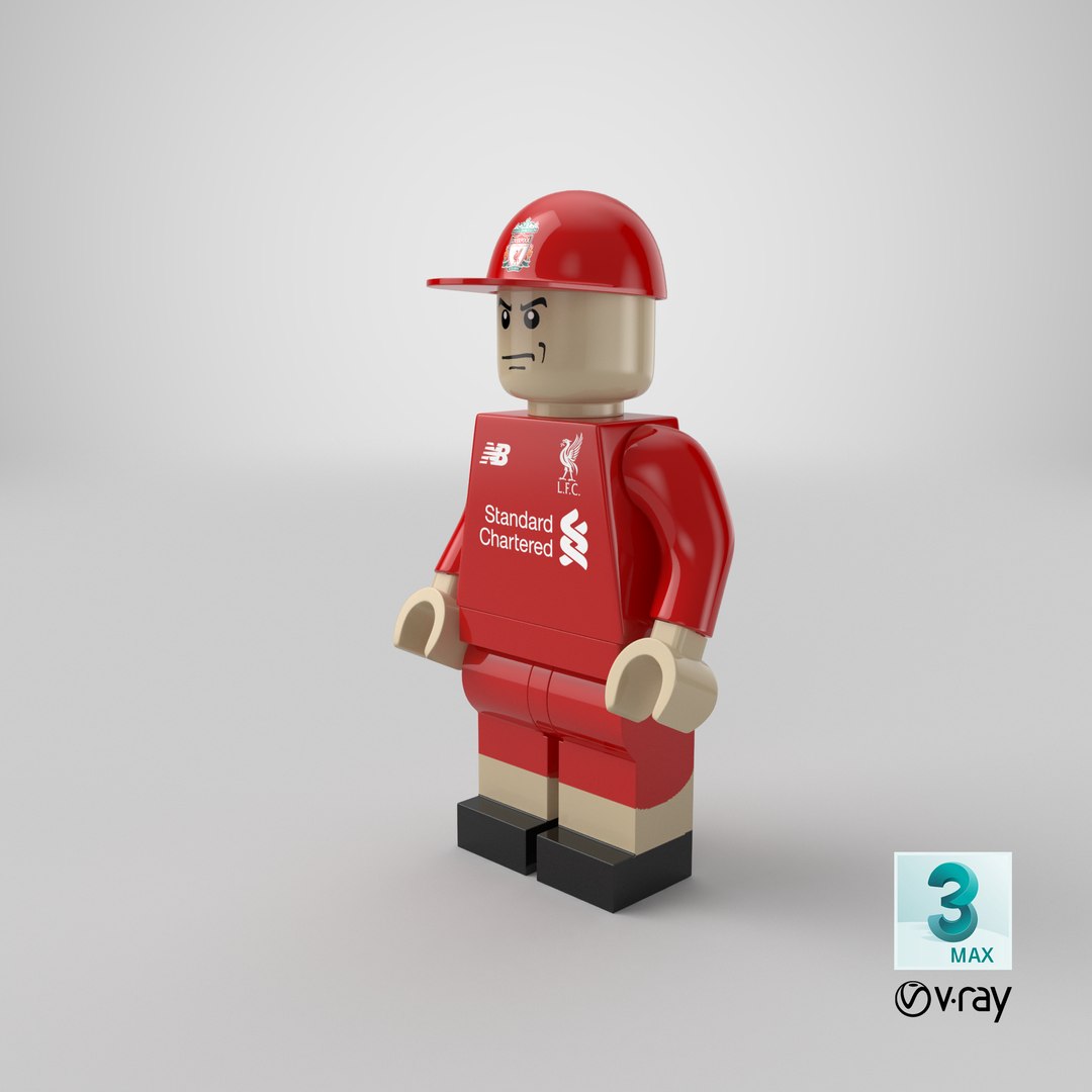 Liverpool lego man 3D model - TurboSquid 1363131