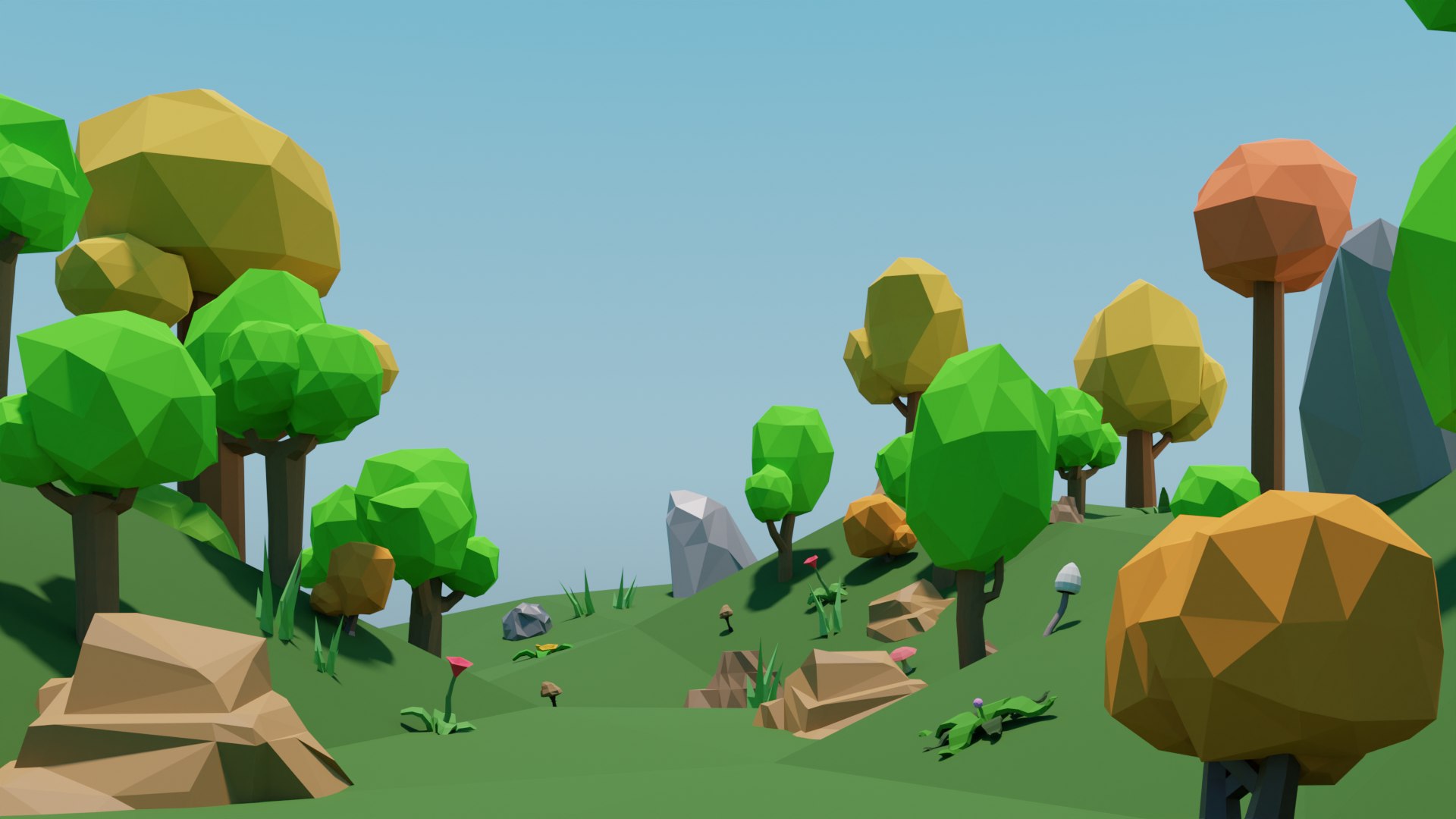 Low Poly - Environment Fundamentals 3D Model - TurboSquid 1880689