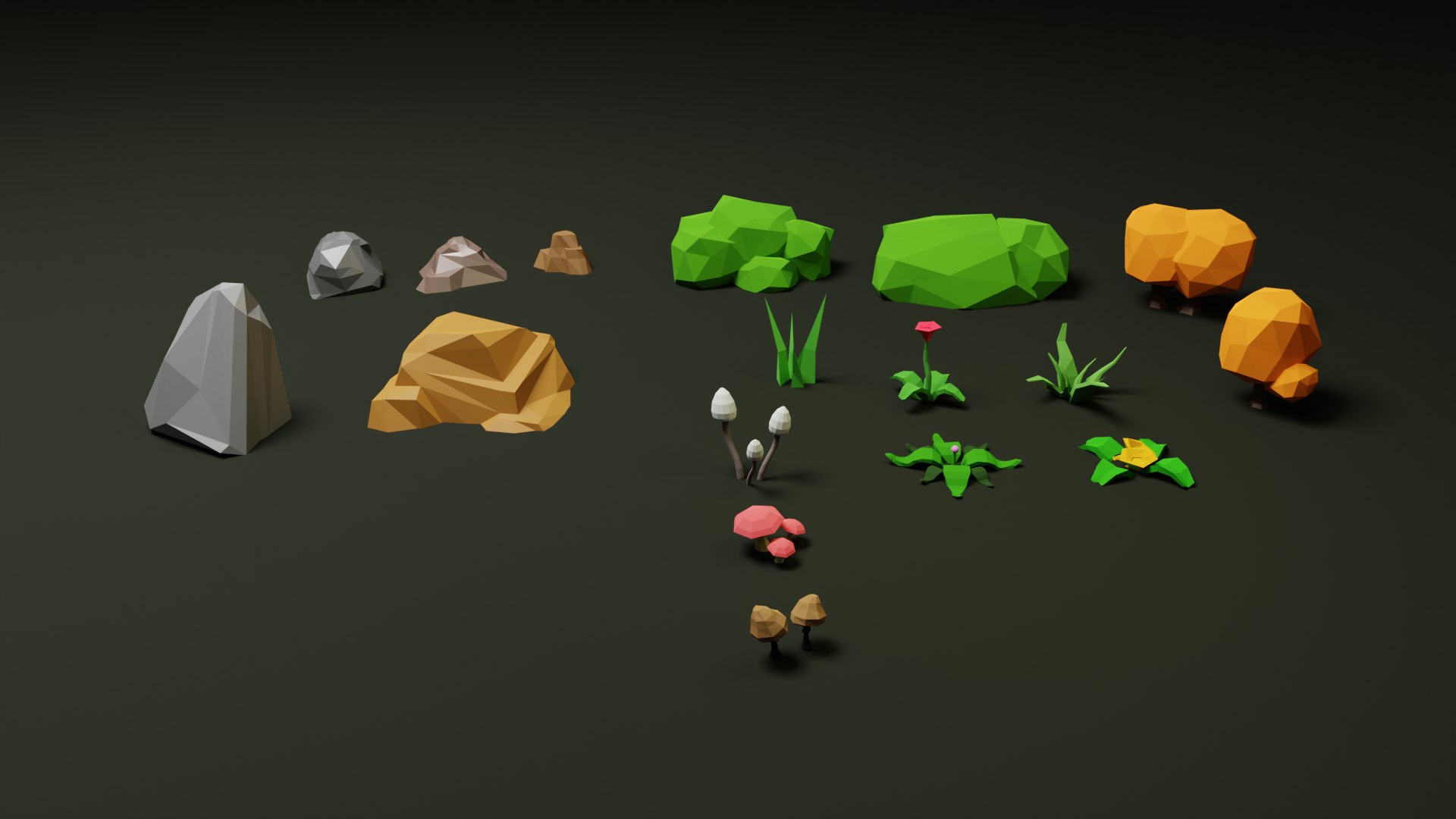 Low Poly - Environment Fundamentals 3D Model - TurboSquid 1880689