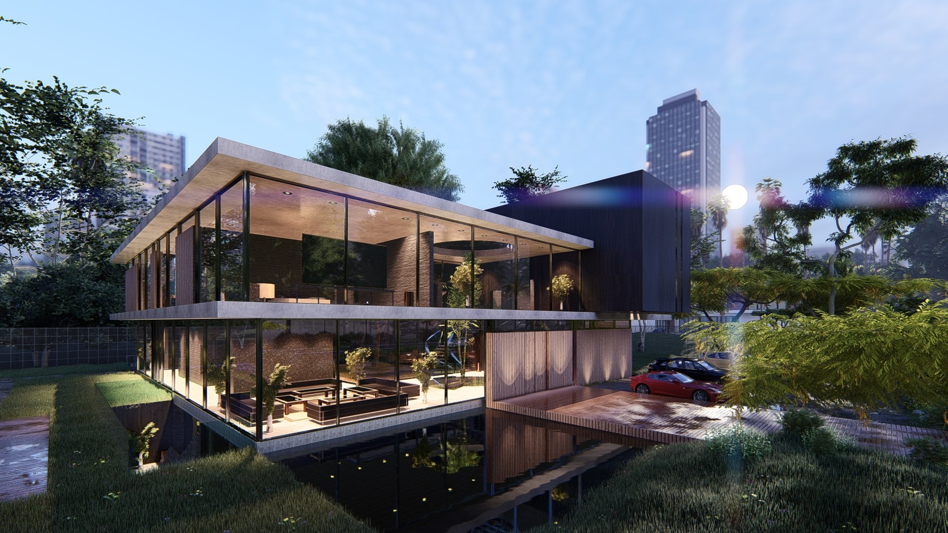 Full Furnished Project House In City Ultra Modern Villa With Interior ...