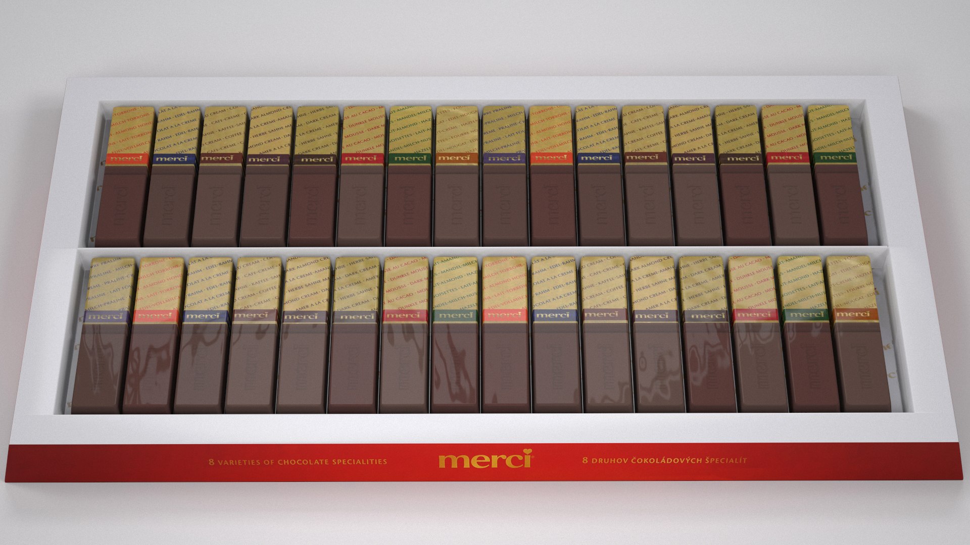 3D Model Box Merci Chocolates - TurboSquid 1491247