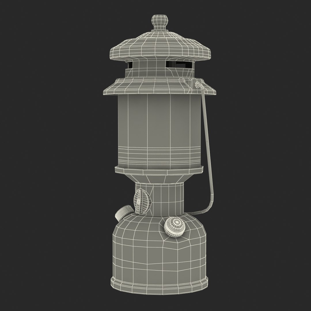 3d model camping lantern