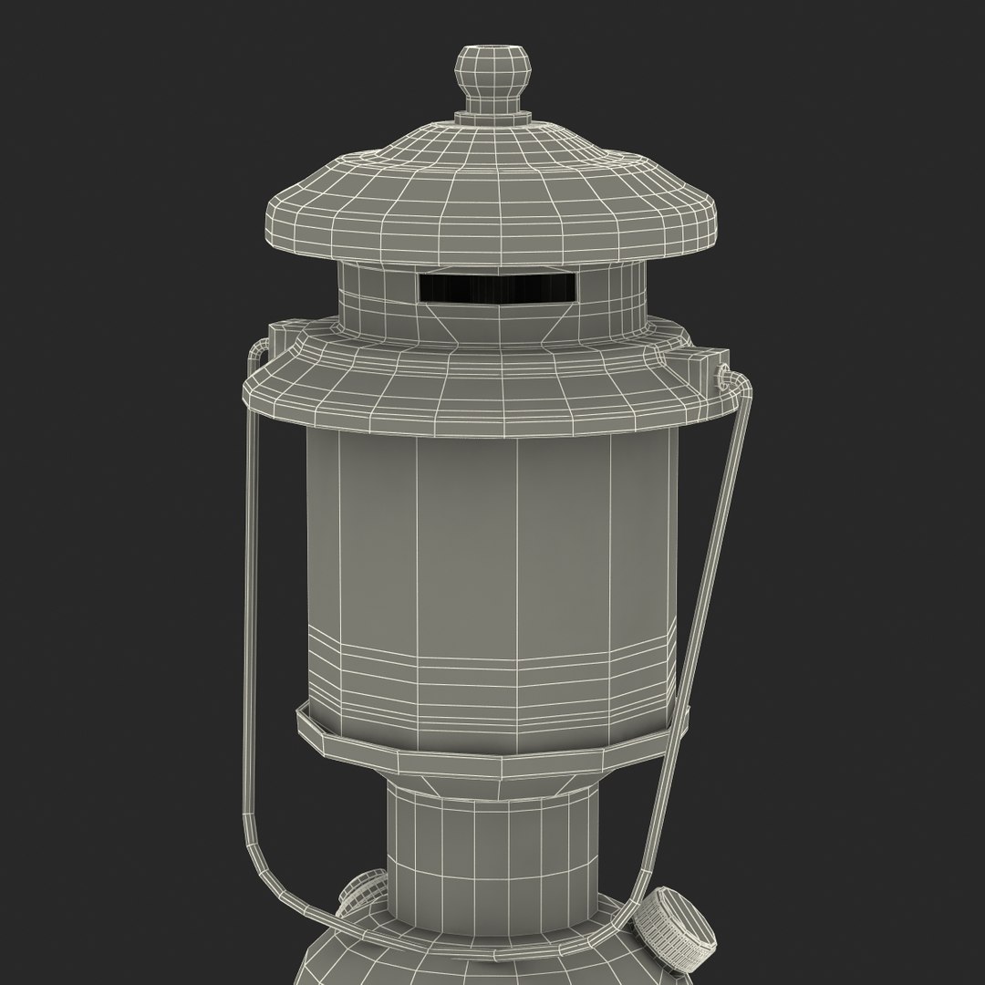 3d model camping lantern