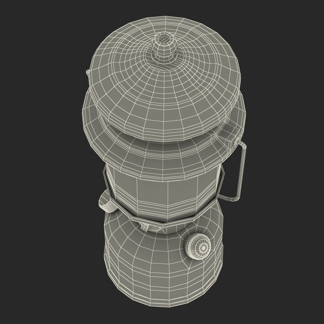 3d model camping lantern