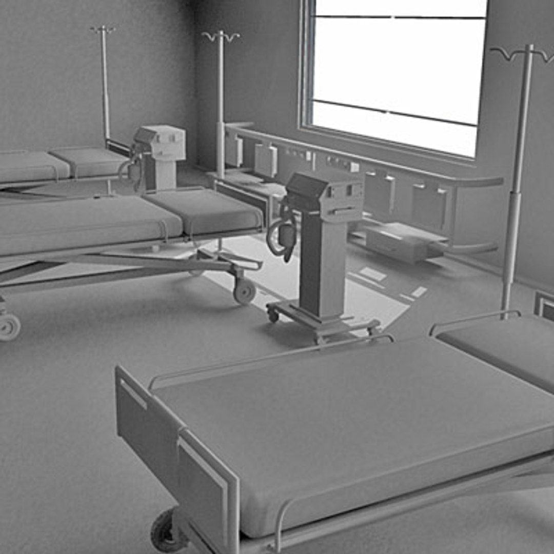Hospital Room 3d 3ds