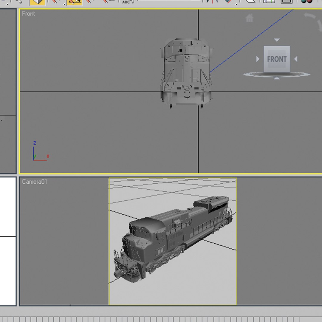 EMD SD70ace Locomotive With Cargo Carriages 3D Model - TurboSquid 2029349