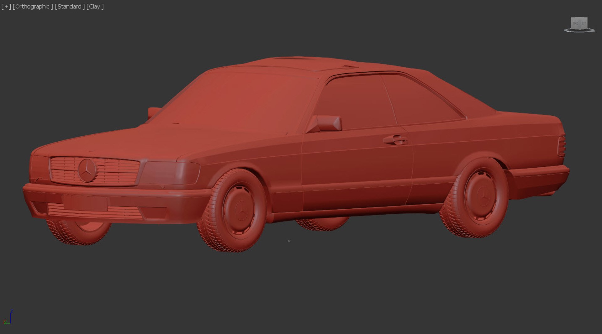 Benz 560sec 3D - TurboSquid 1699209