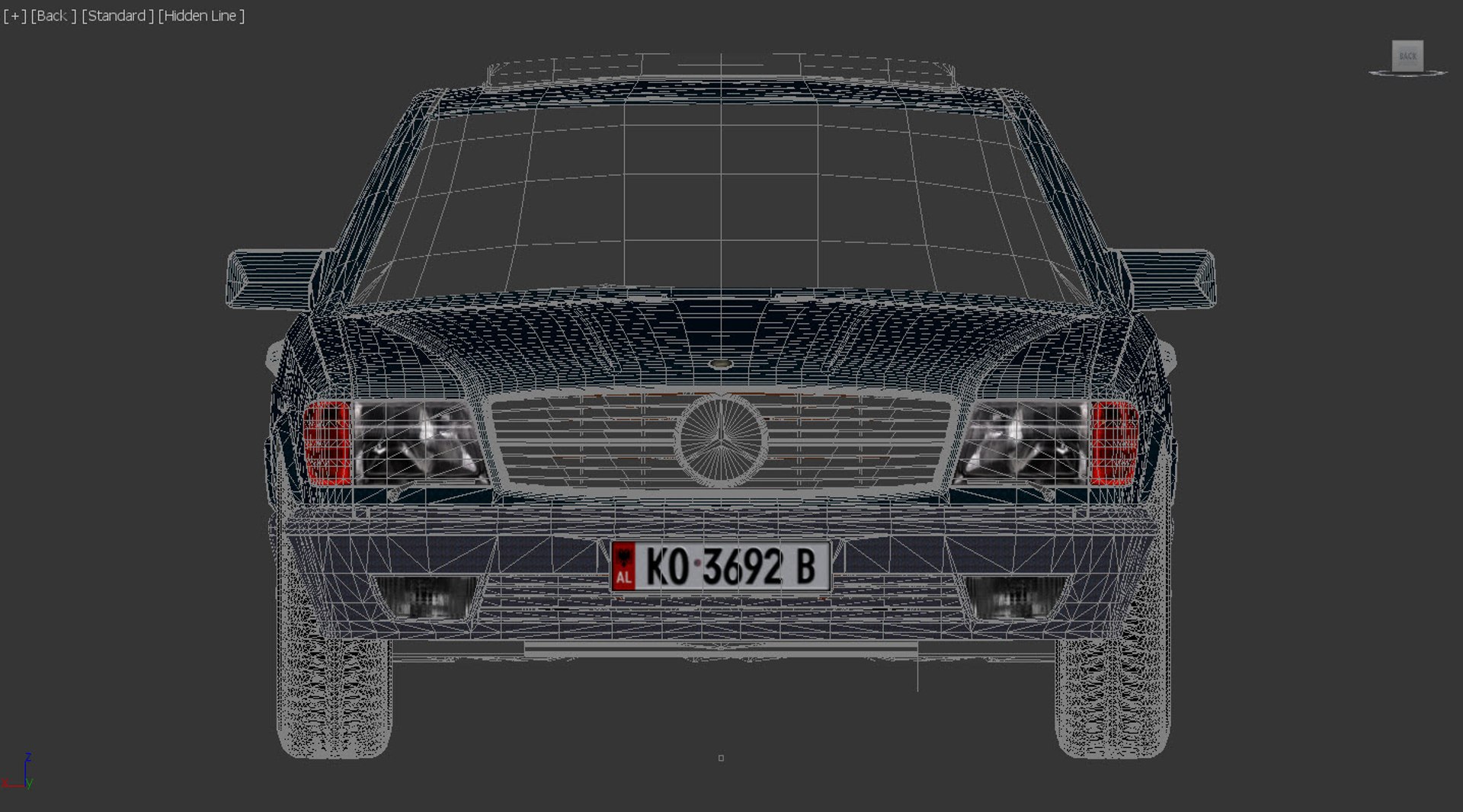 Benz 560sec 3D - TurboSquid 1699209