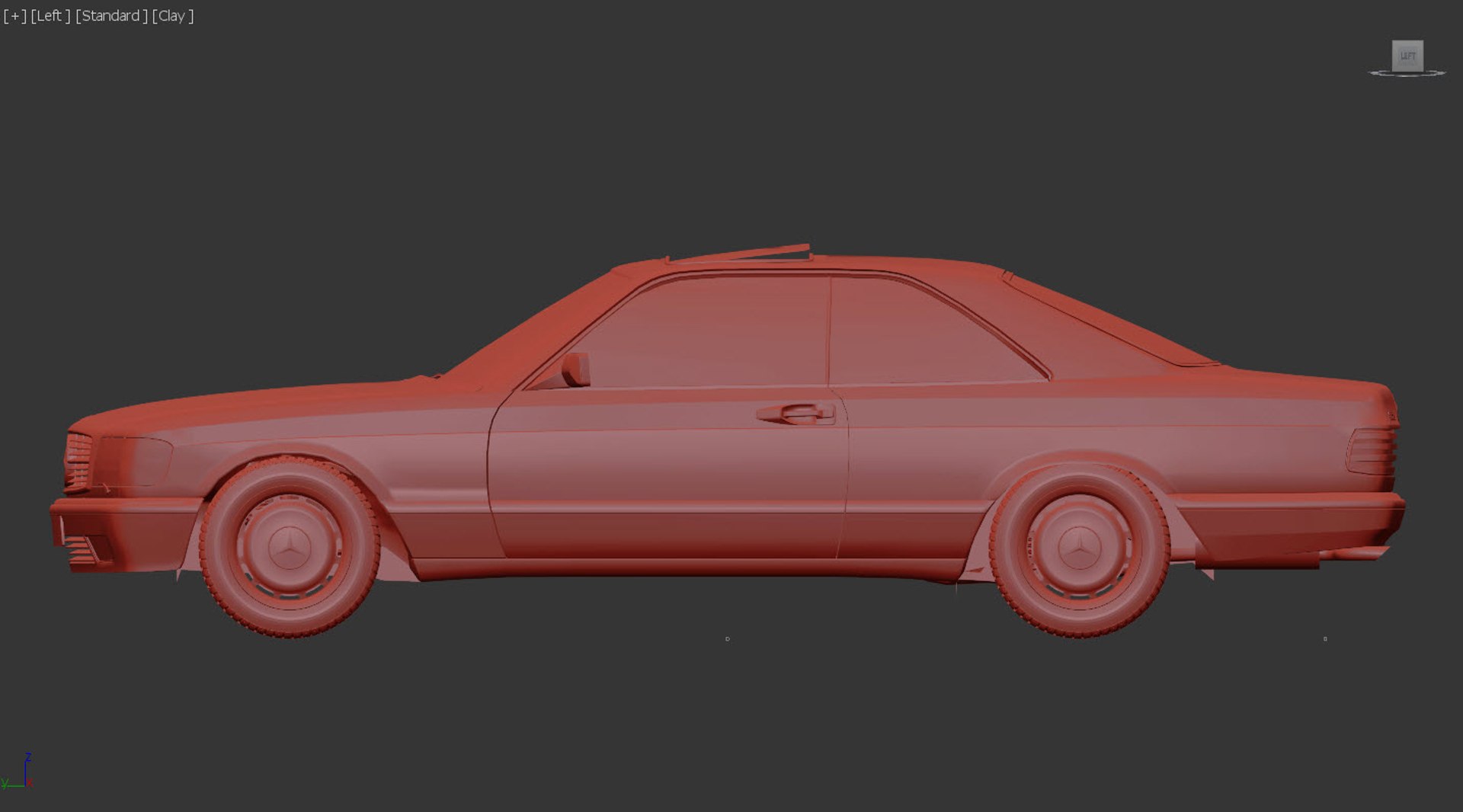 Benz 560sec 3D - TurboSquid 1699209