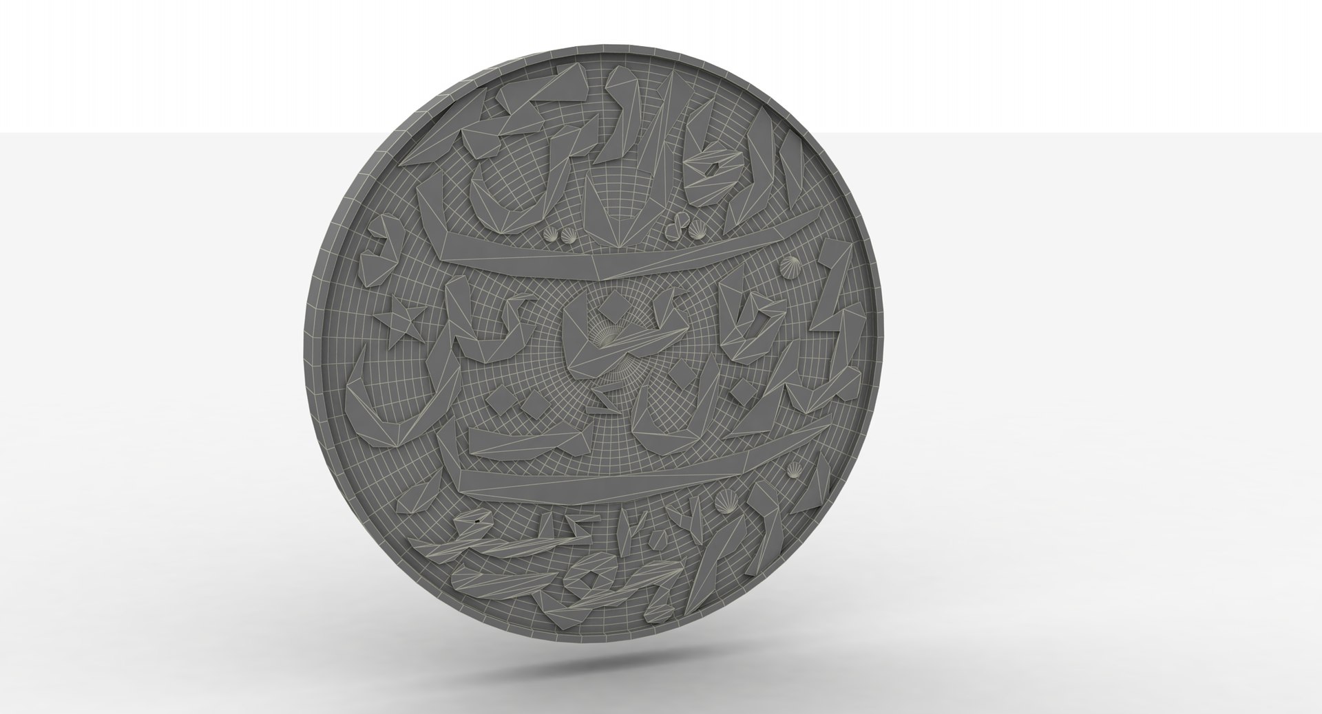 3D Dinar Gold Coin Model - TurboSquid 1164469