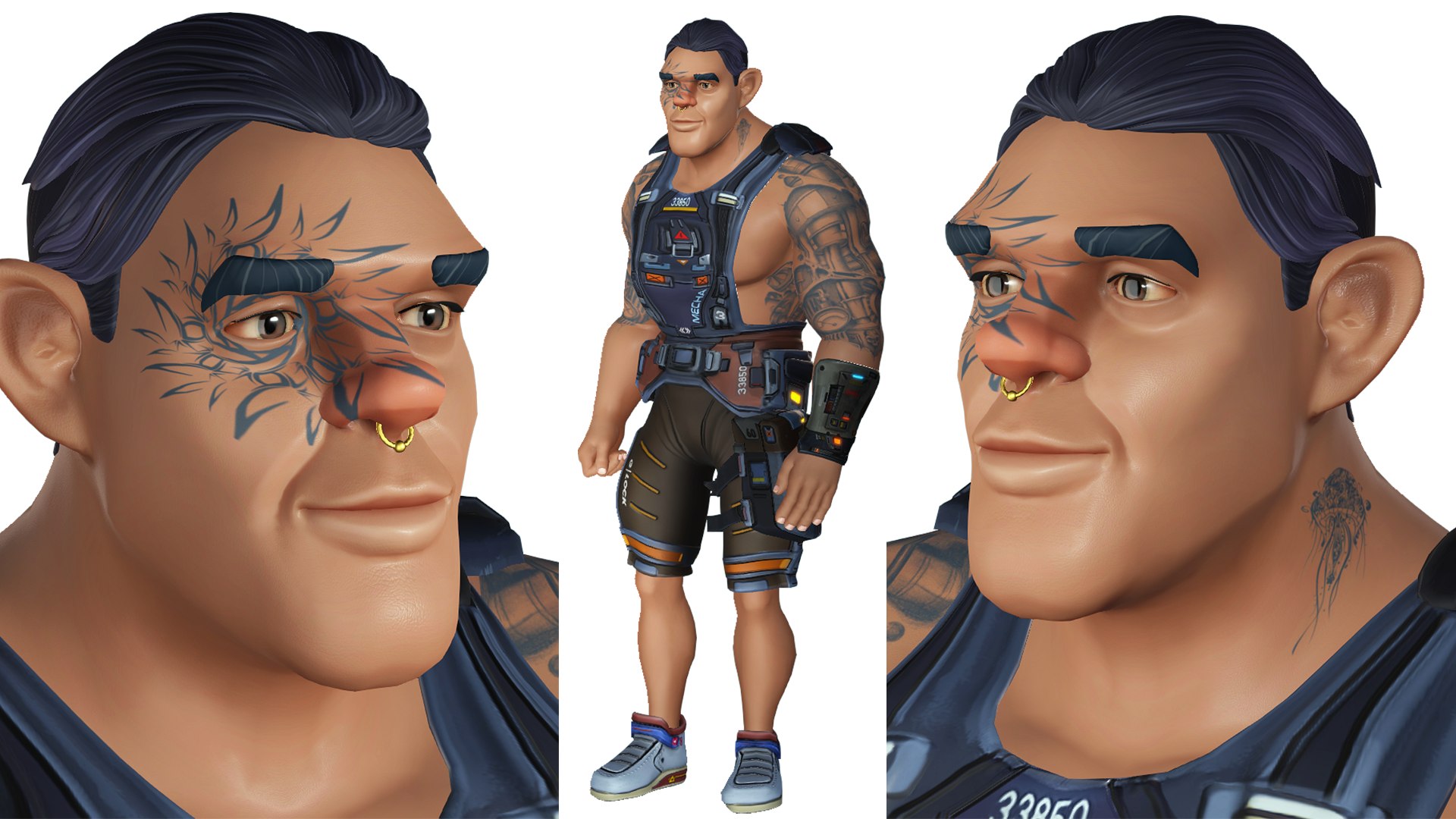 3D Cartoon Rigged Fighter Boy-Vibbert Character 3D Model - TurboSquid ...