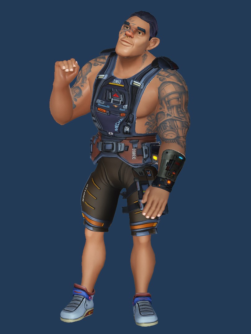 3D Cartoon Rigged Fighter Boy-Vibbert Character 3D Model - TurboSquid ...
