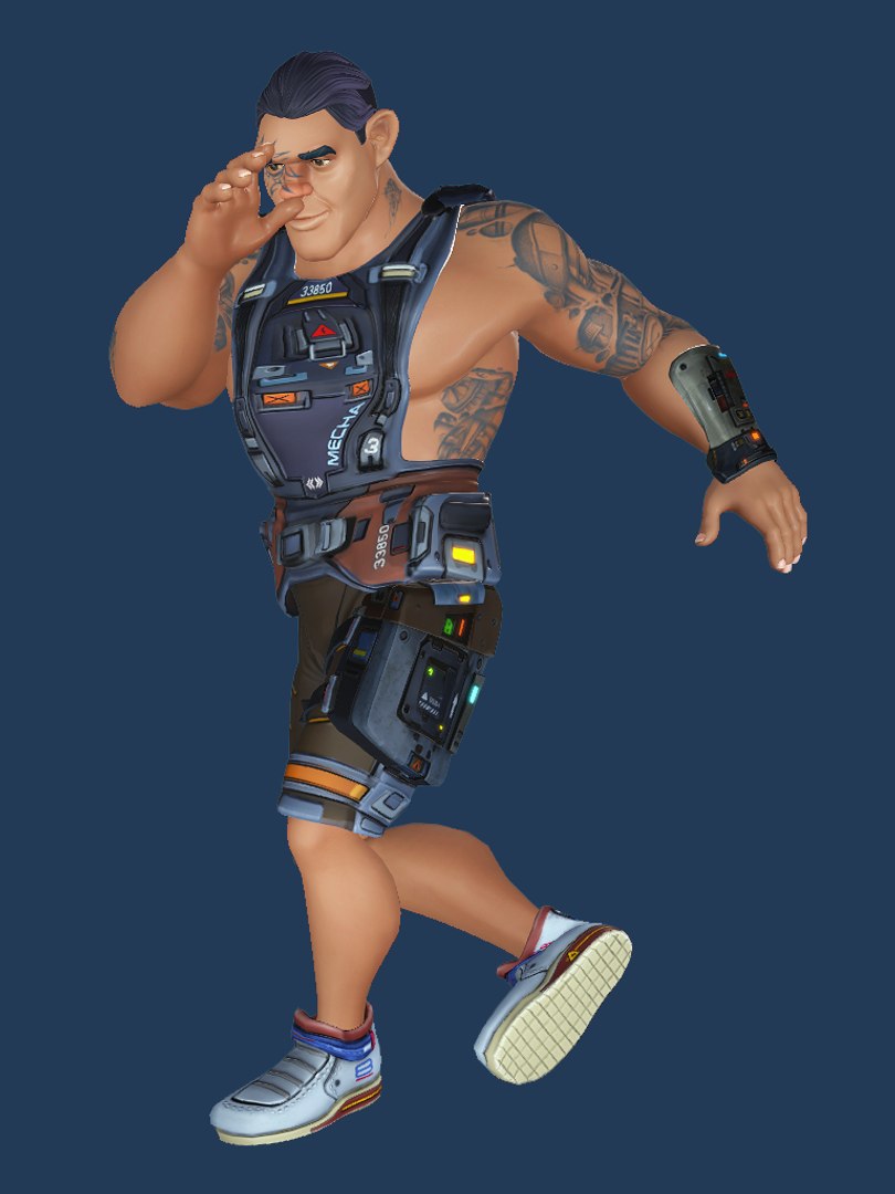 3D Cartoon Rigged Fighter Boy-Vibbert Character 3D Model - TurboSquid ...