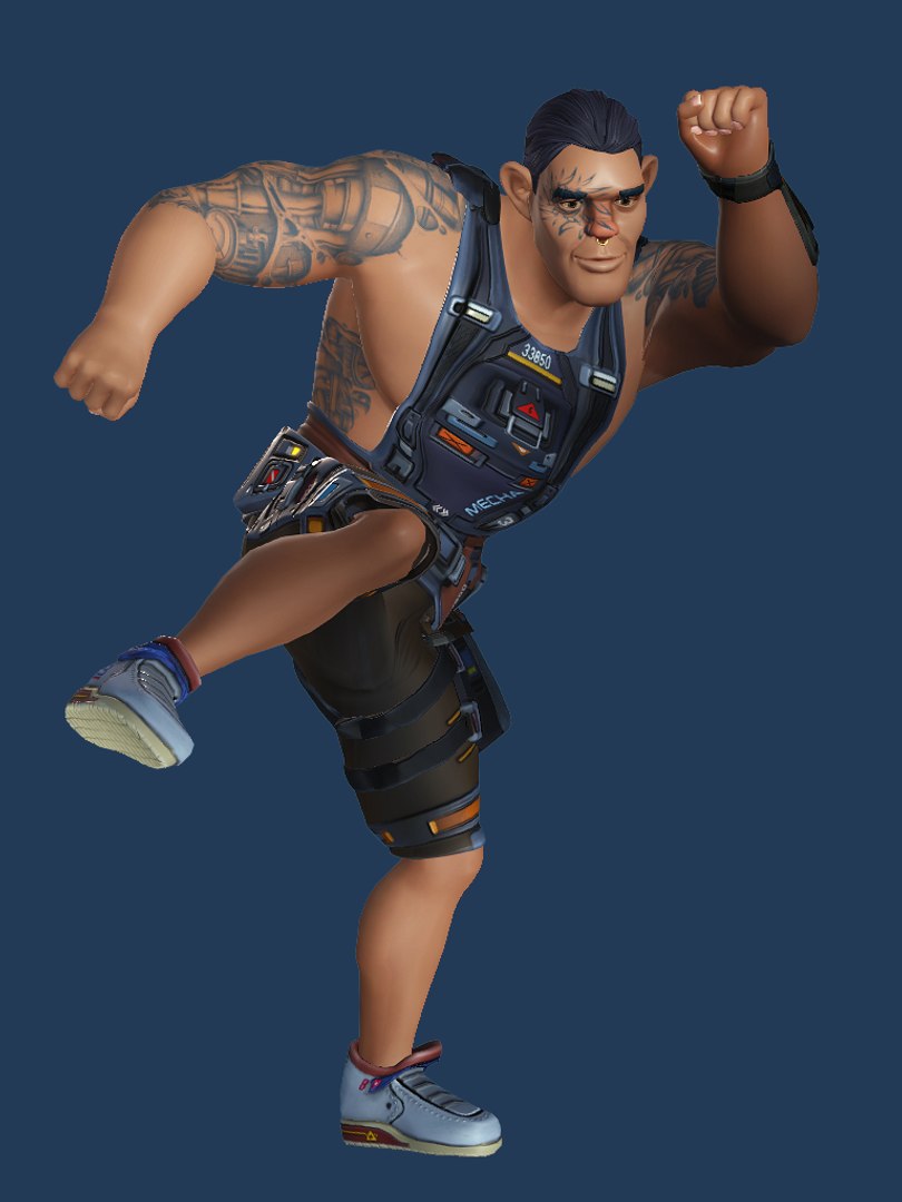 3D Cartoon Rigged Fighter Boy-Vibbert Character 3D Model - TurboSquid ...