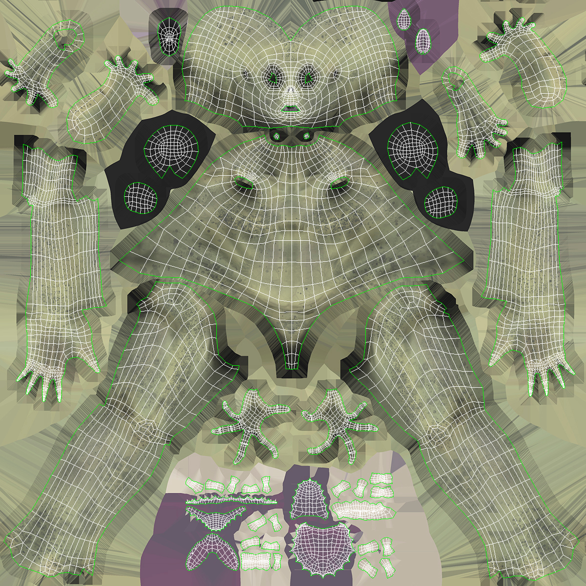 Humanoid Alien Creature Rigged for Maya 3D model - TurboSquid 1882960