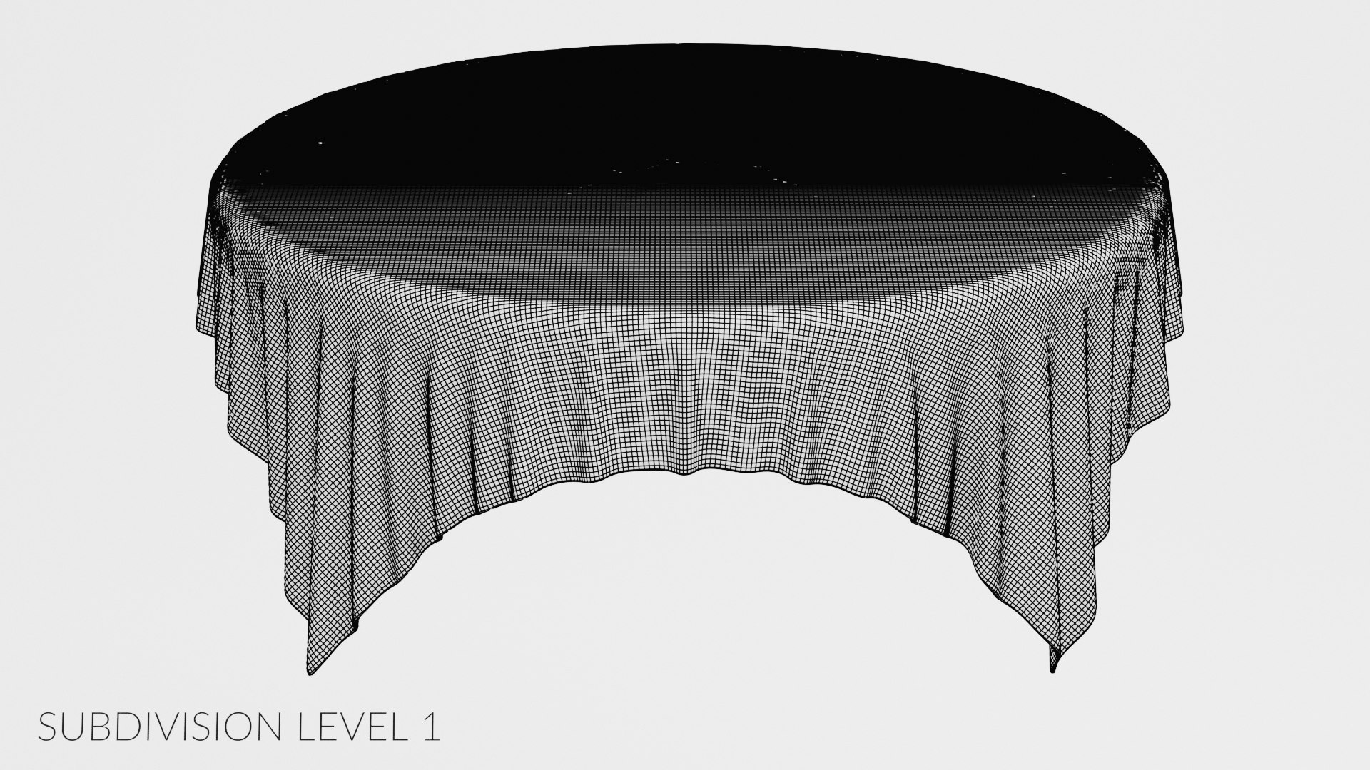 Table Cloth Tablecloth 3D Model - TurboSquid 1507163