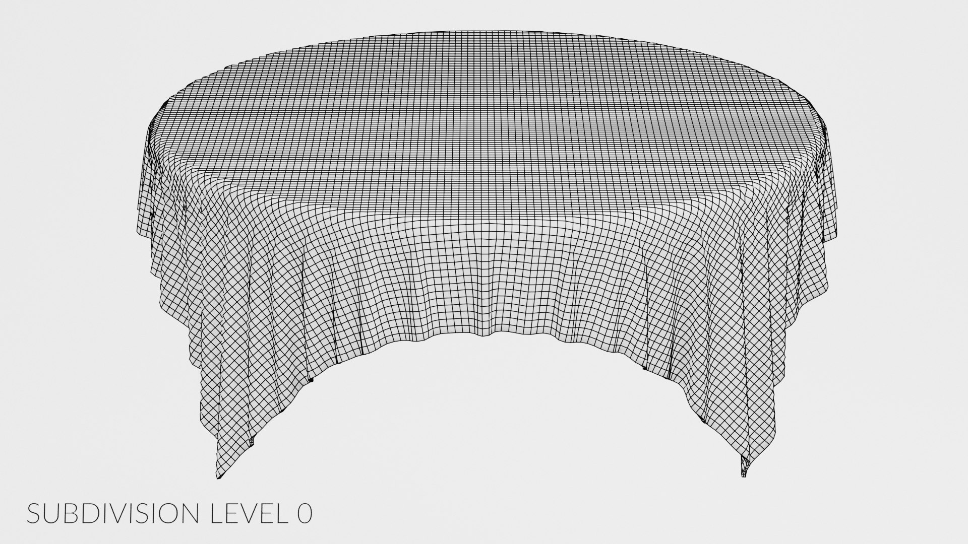 Table Cloth Tablecloth 3D Model - TurboSquid 1507163