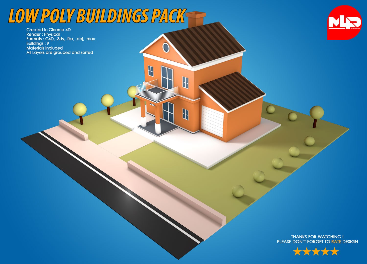 3D building pack model - TurboSquid 1243835