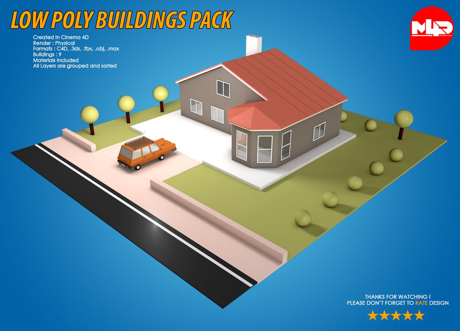 3D building pack model - TurboSquid 1243835