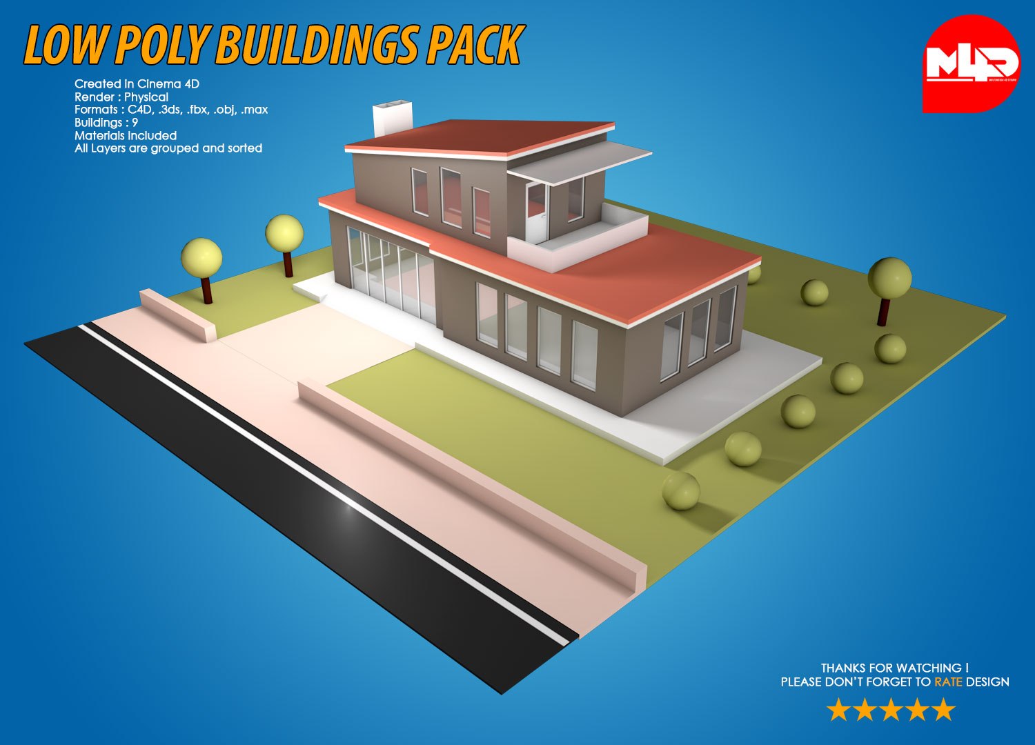 3D building pack model - TurboSquid 1243835