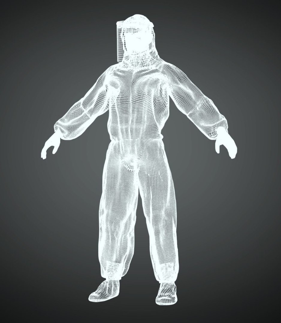 3D Model Biosuit Covid Low-poly 3D Model - TurboSquid 1870530