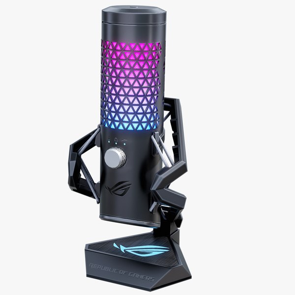 3D модель Игровой микрофон ASUS ROG Carnyx PBR - TurboSquid 2180644