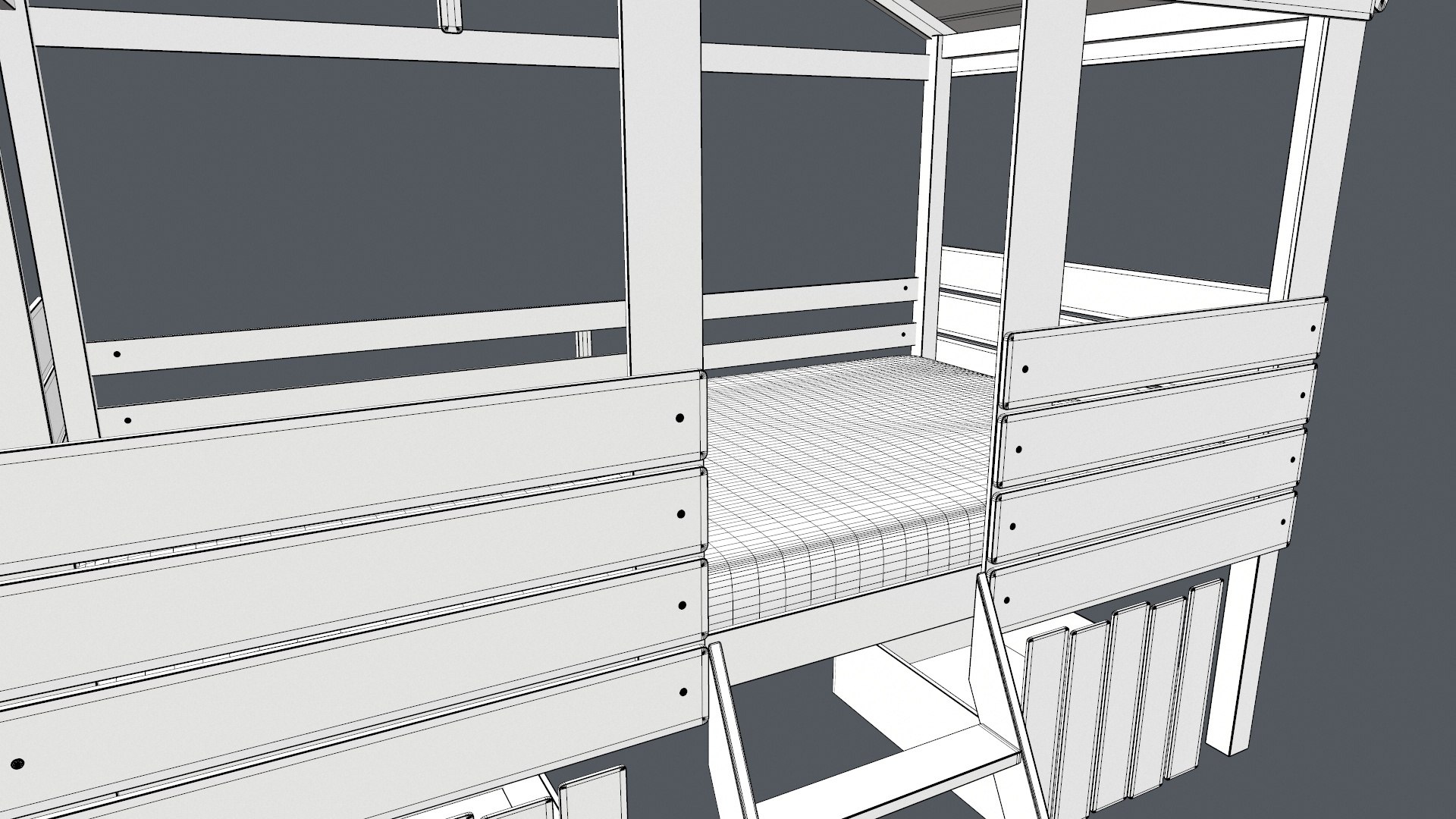 3D Baby Cot 3D Model - TurboSquid 2050154