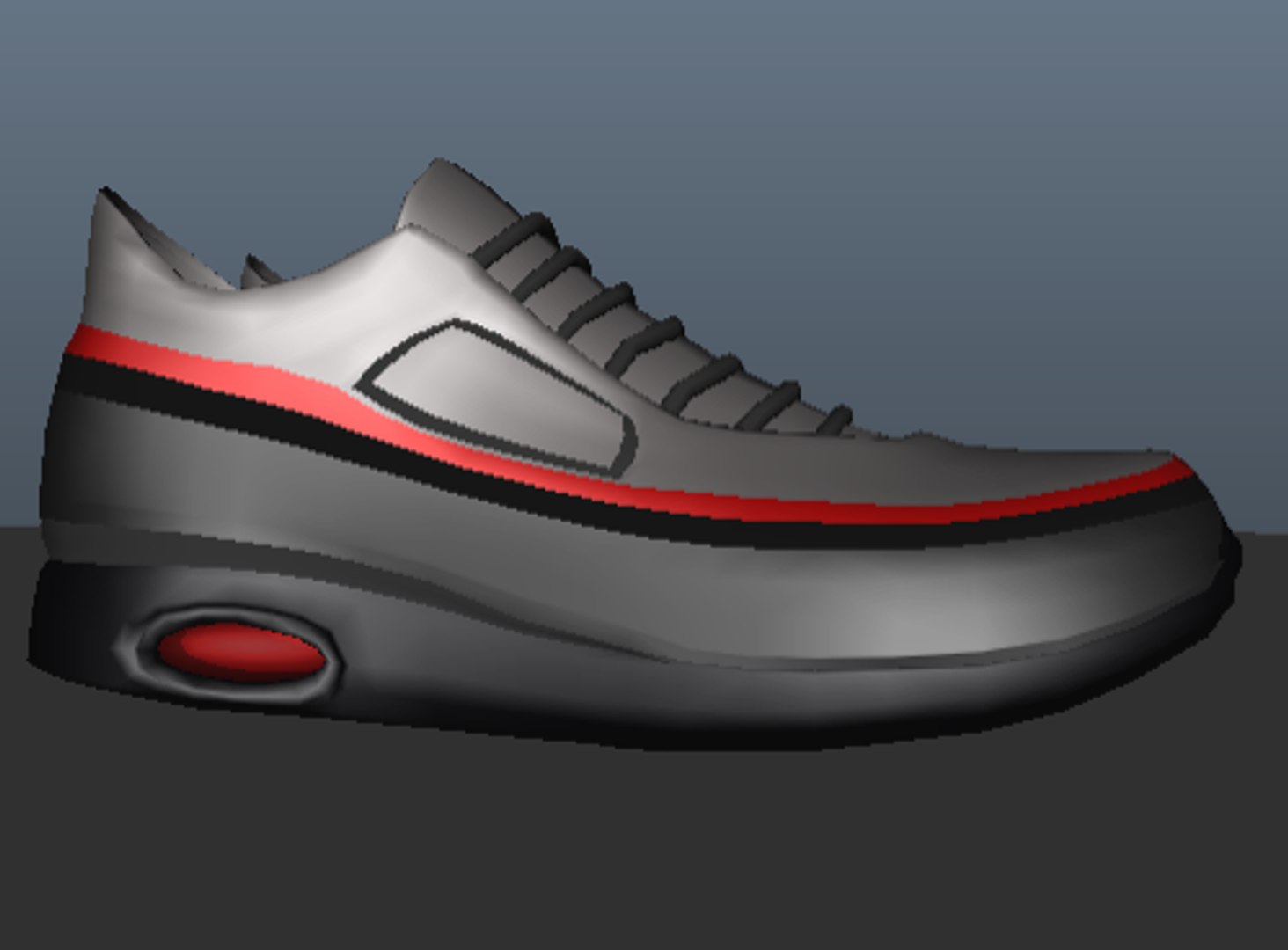running shoes 3d model