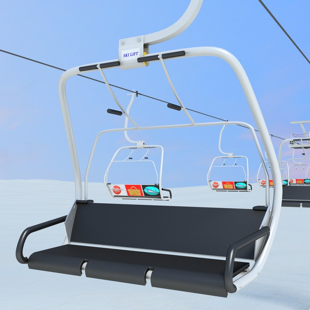 Ski Lift 3d Max