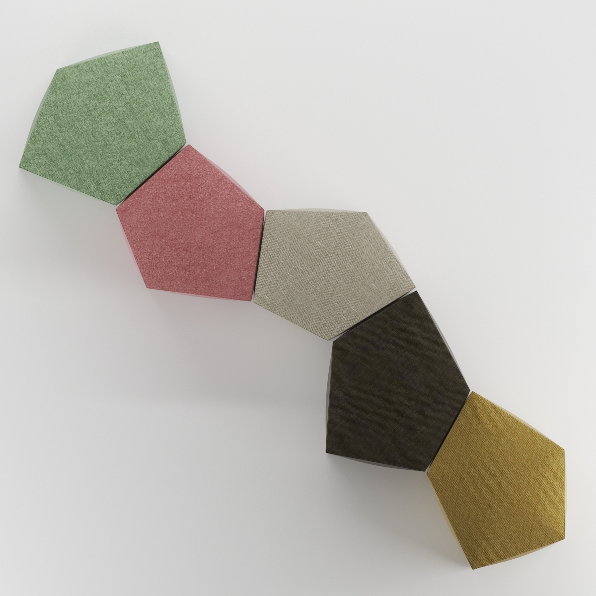 3D pentagon fabric - TurboSquid 1491518