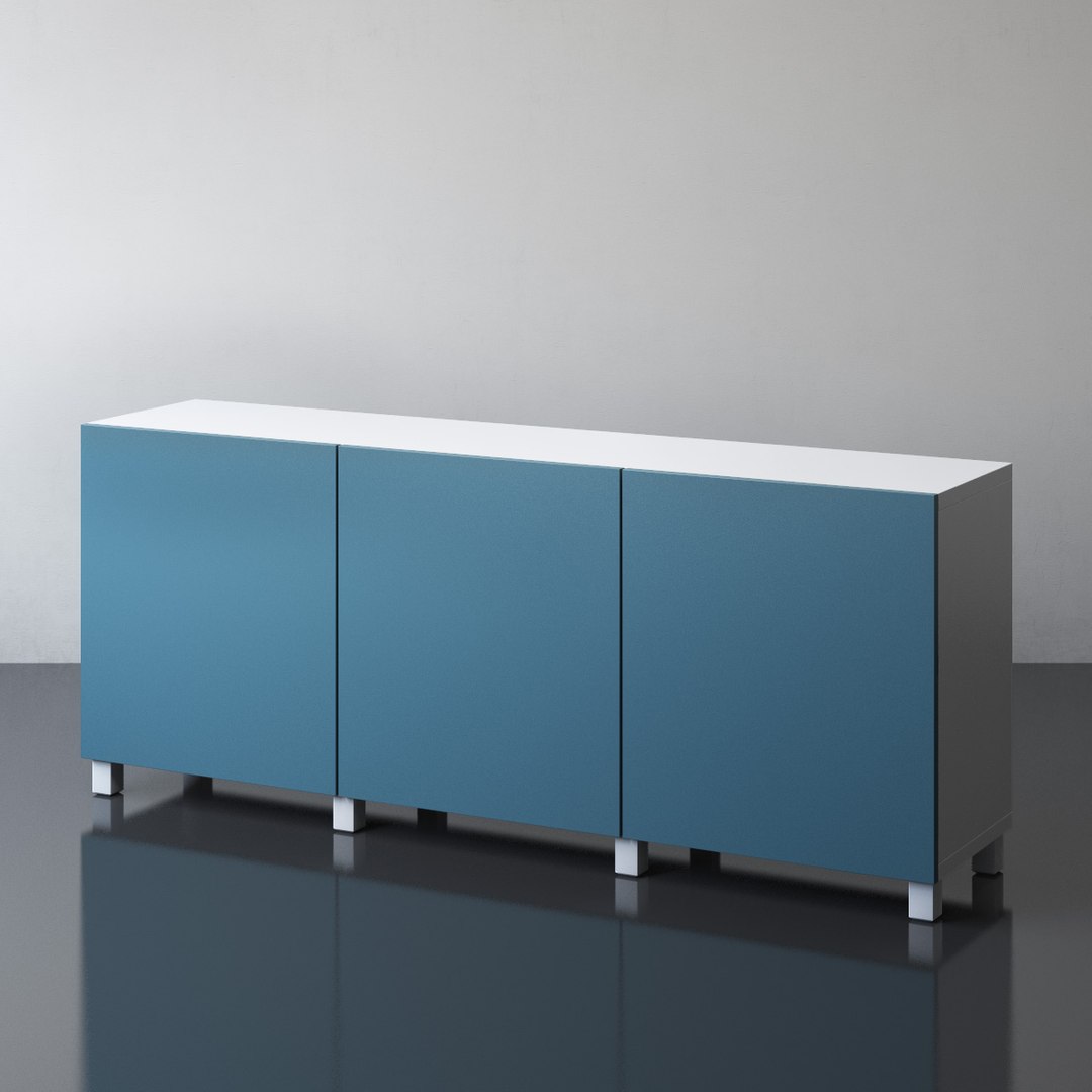 Ikea Besta Storage Combination Model - TurboSquid 1555487