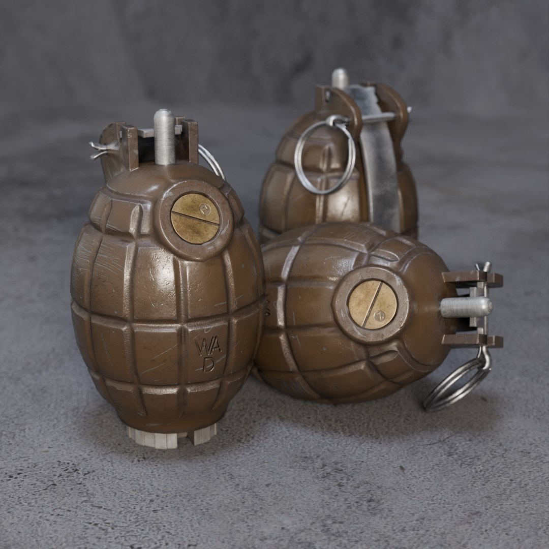 No36 Hand Grenade - Game And VFX-Ready 3D Model - TurboSquid 2215648