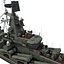 Missile Cruiser Moskva Warship 3d Model