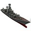 Missile Cruiser Moskva Warship 3d Model