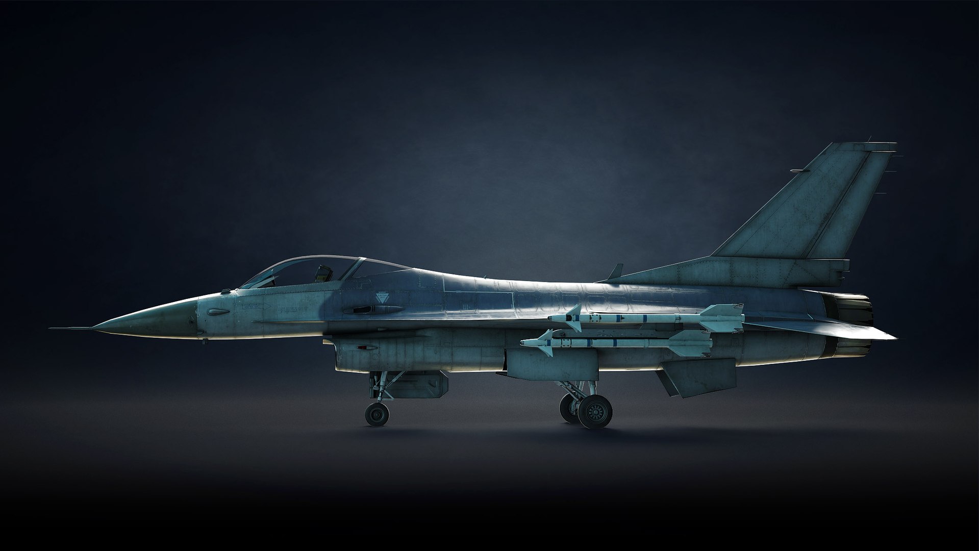 F-16 Fighting Falcon Game Ready 3D - TurboSquid 2100343