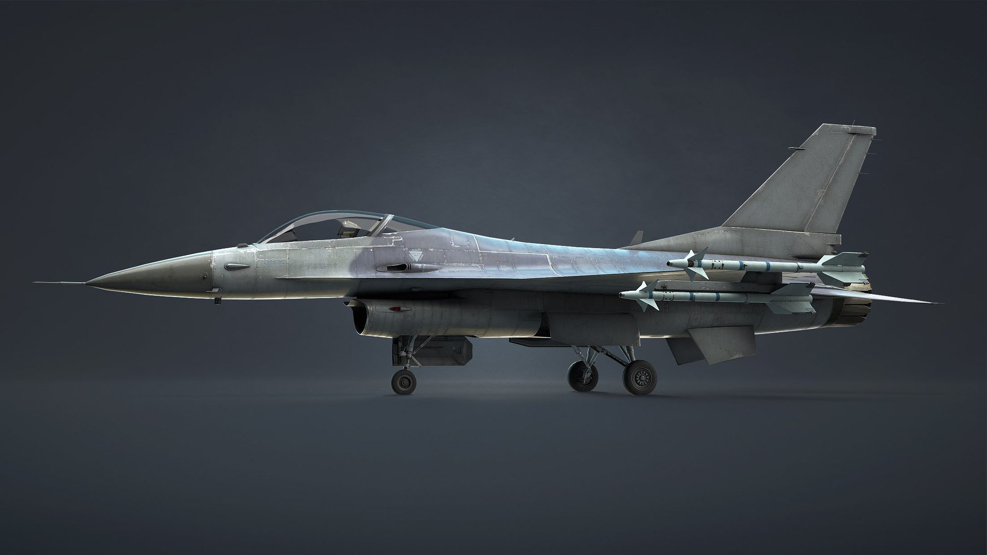 F-16 Fighting Falcon Game Ready 3D - TurboSquid 2100343