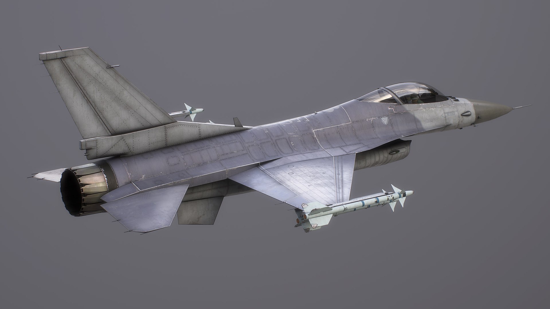 F-16 Fighting Falcon Game Ready 3D - TurboSquid 2100343