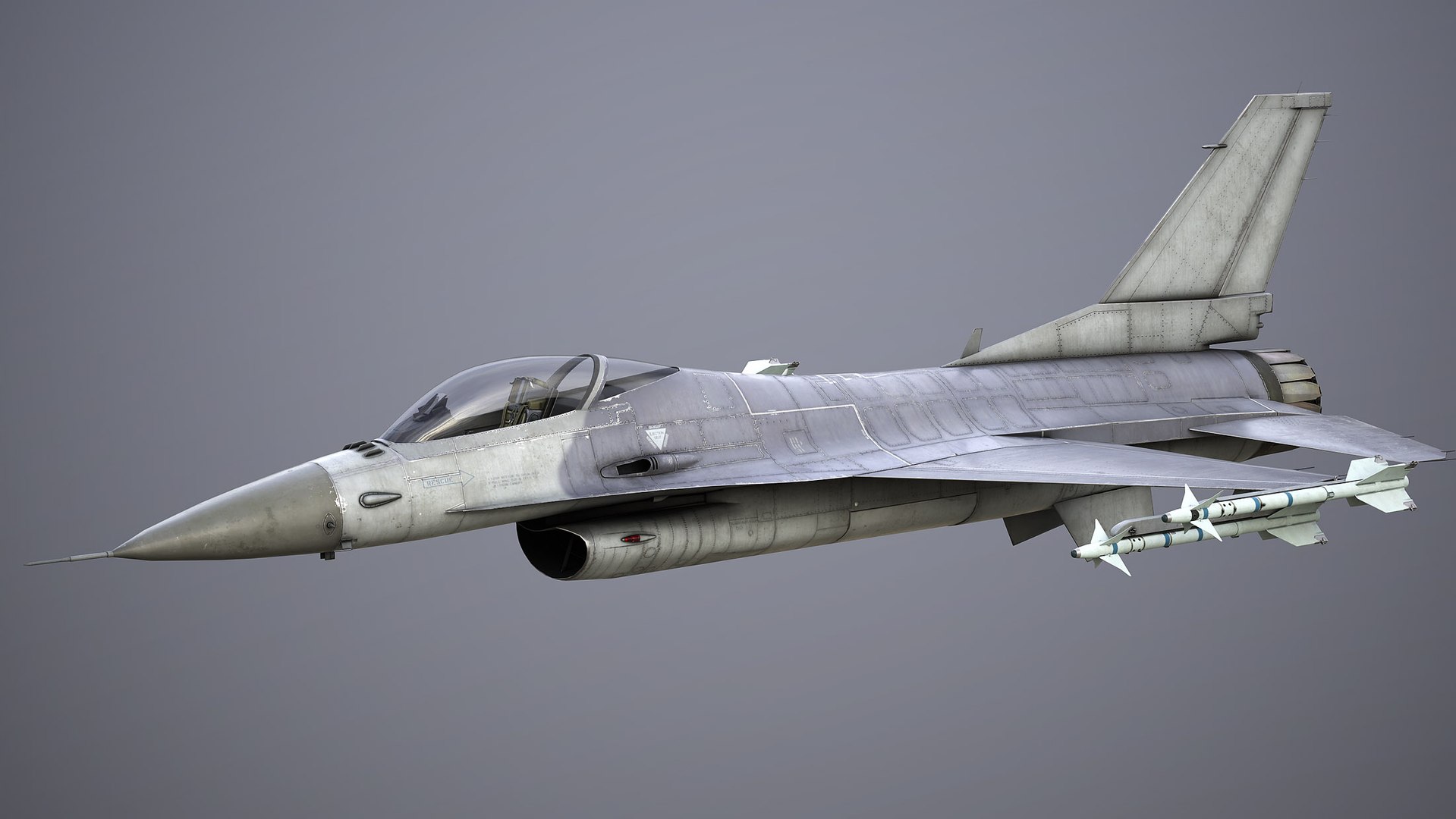 F-16 Fighting Falcon Game Ready 3D - TurboSquid 2100343