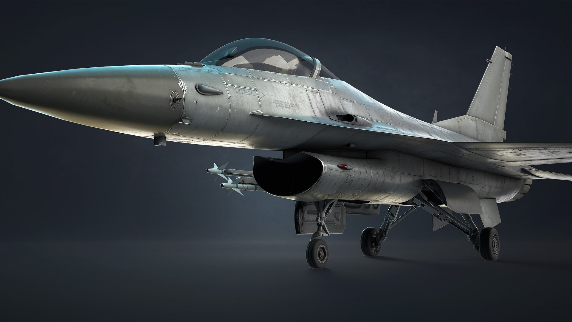 F-16 Fighting Falcon Game Ready 3D - TurboSquid 2100343