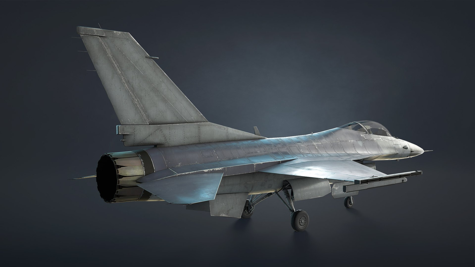 F-16 Fighting Falcon Game Ready 3D - TurboSquid 2100343