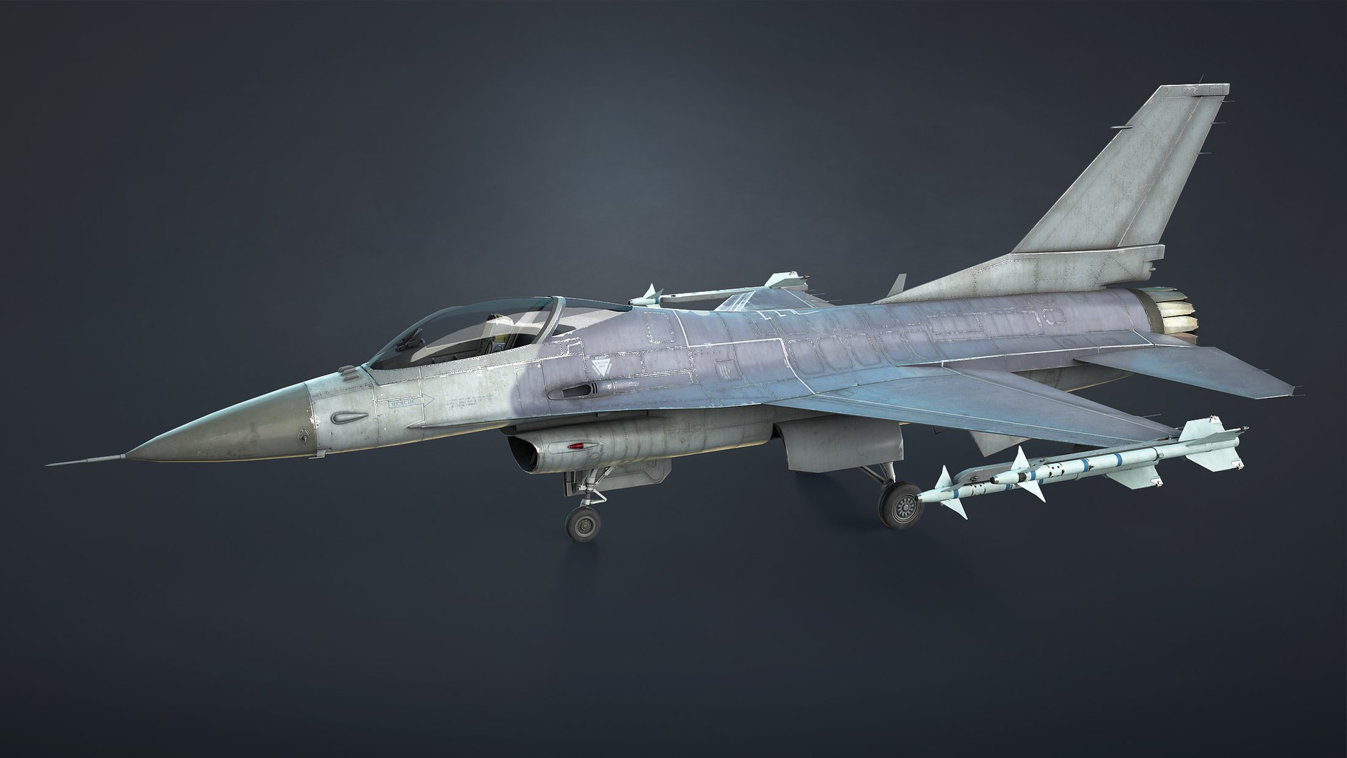 F-16 Fighting Falcon Game Ready 3D - TurboSquid 2100343