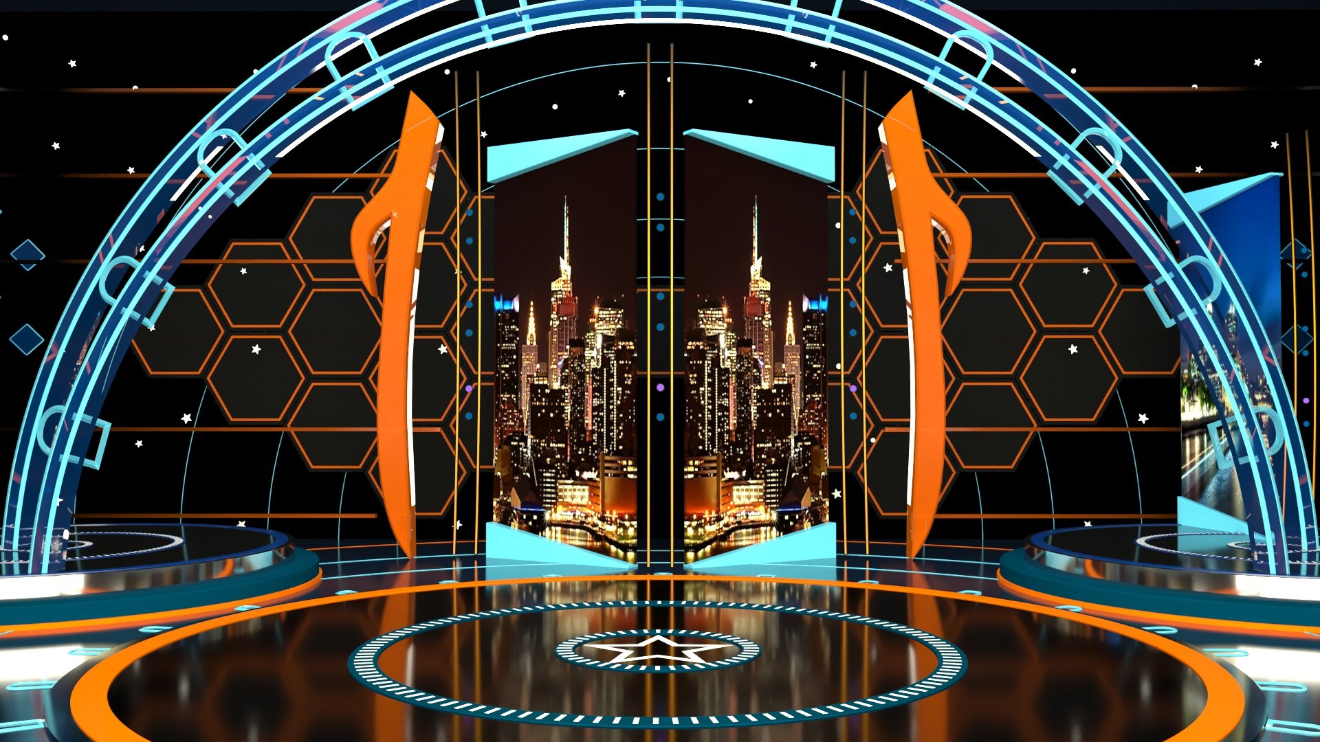 Tv Studio Competition Design 3D Model - TurboSquid 1788014