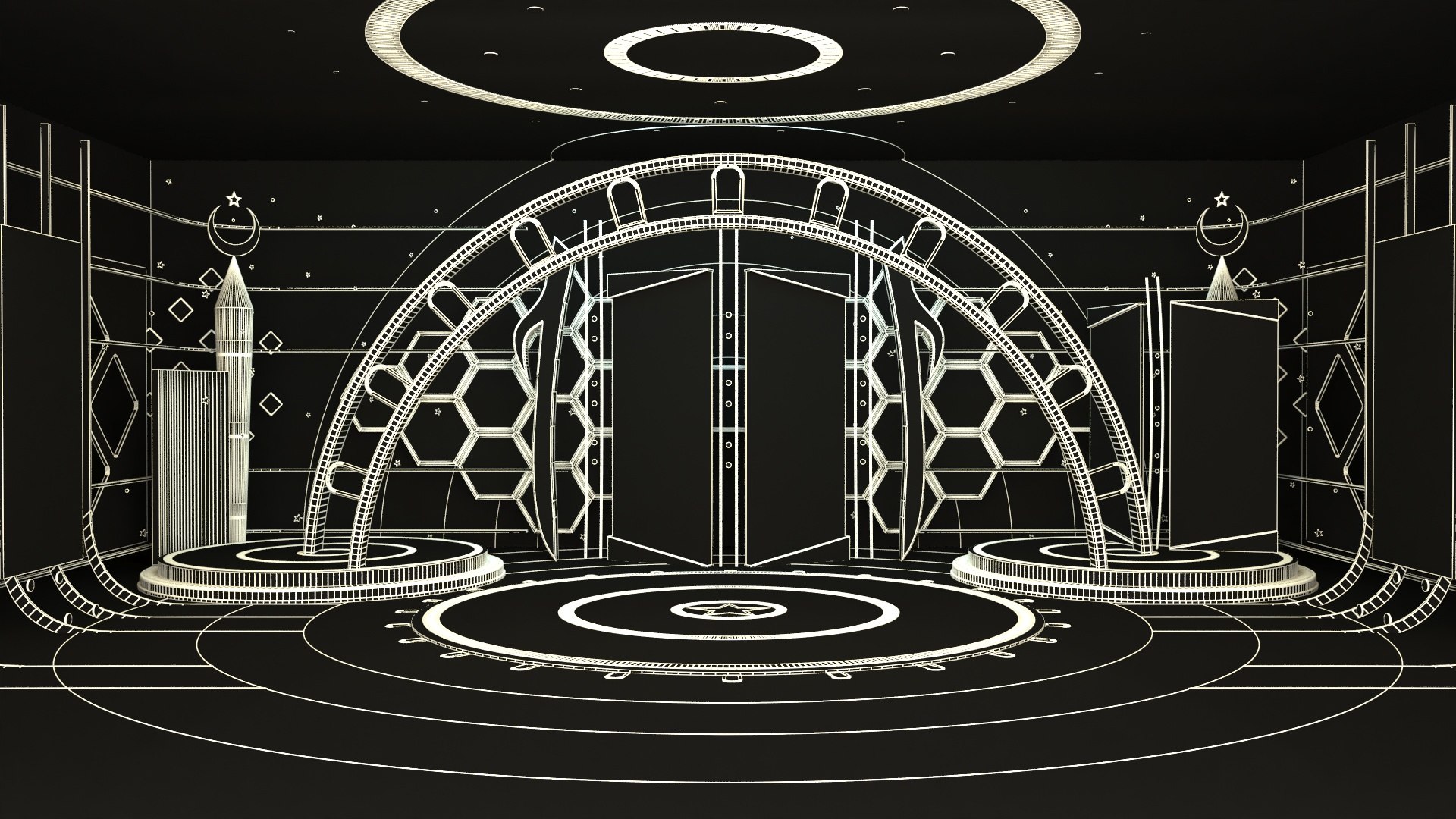 Tv Studio Competition Design 3D Model - TurboSquid 1788014