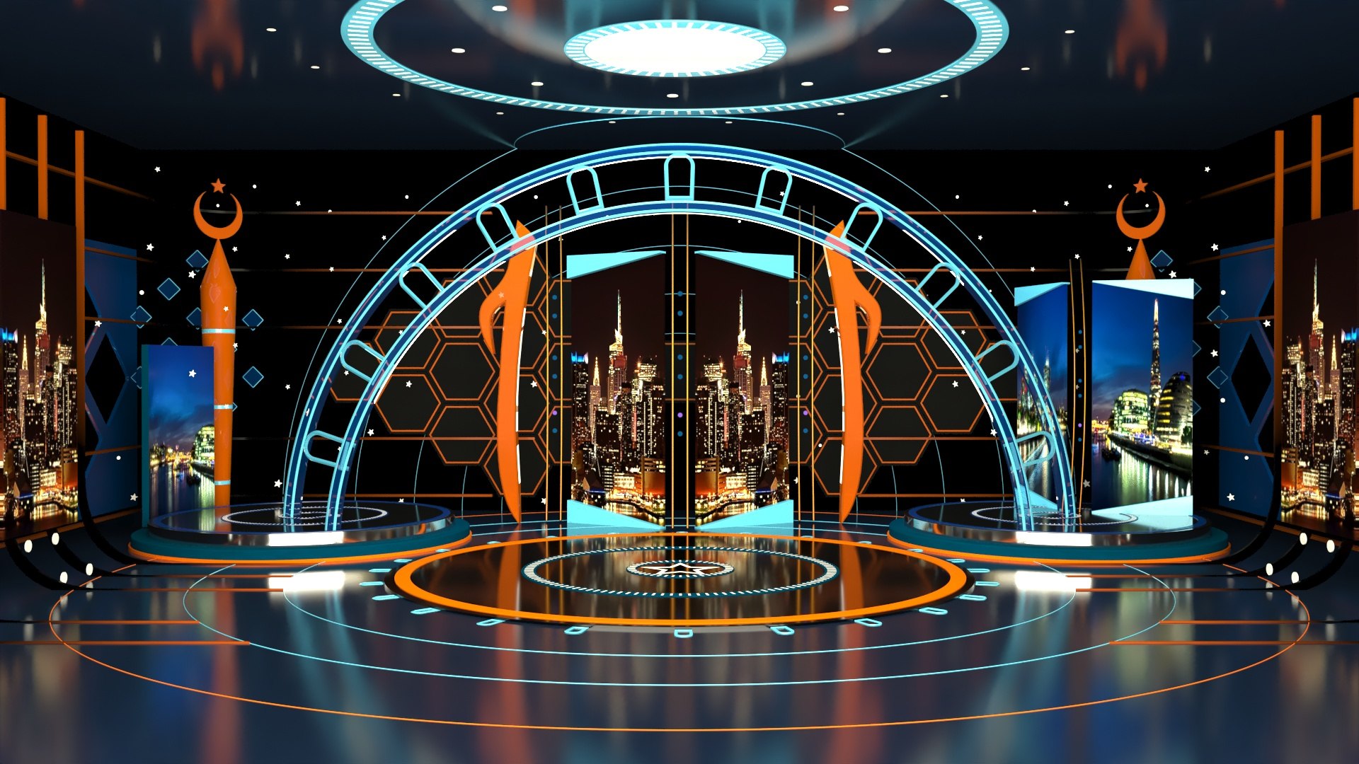 Tv Studio Competition Design 3D Model - TurboSquid 1788014