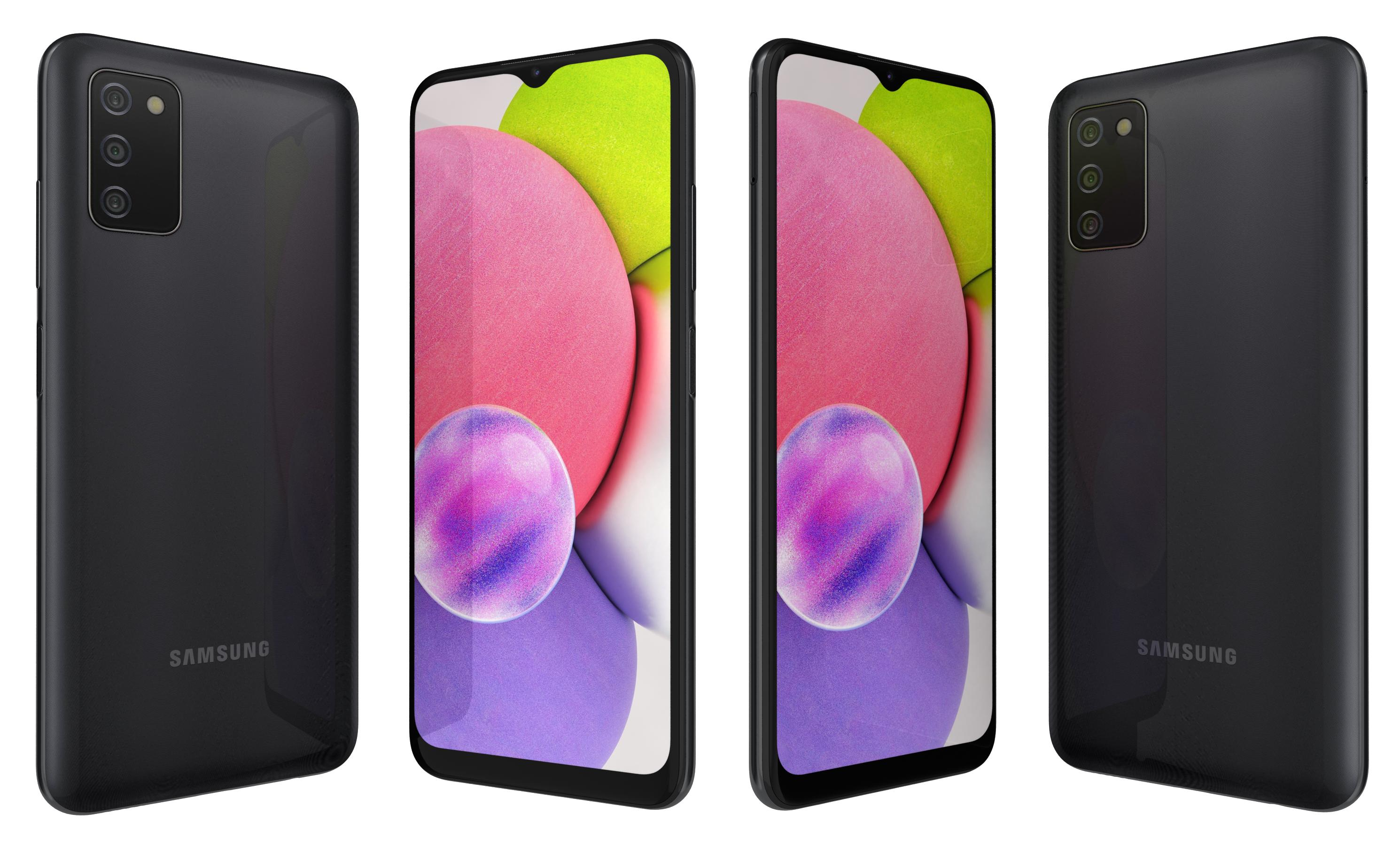 Samsung Galaxy A03s Black 3D model - TurboSquid 1786714