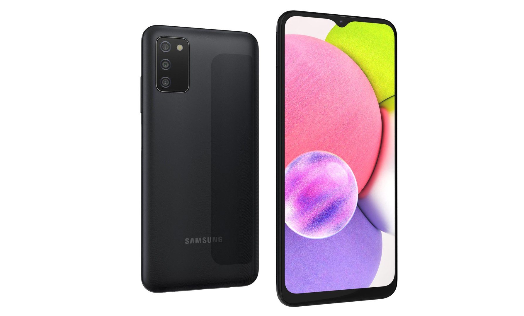 Samsung Galaxy A03s Black 3D model - TurboSquid 1786714