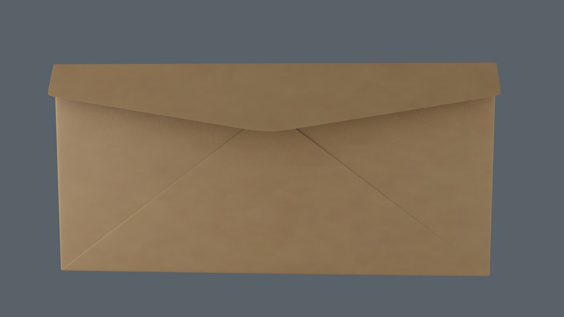 3D Envelope Size Dl Banker Model - TurboSquid 1317913
