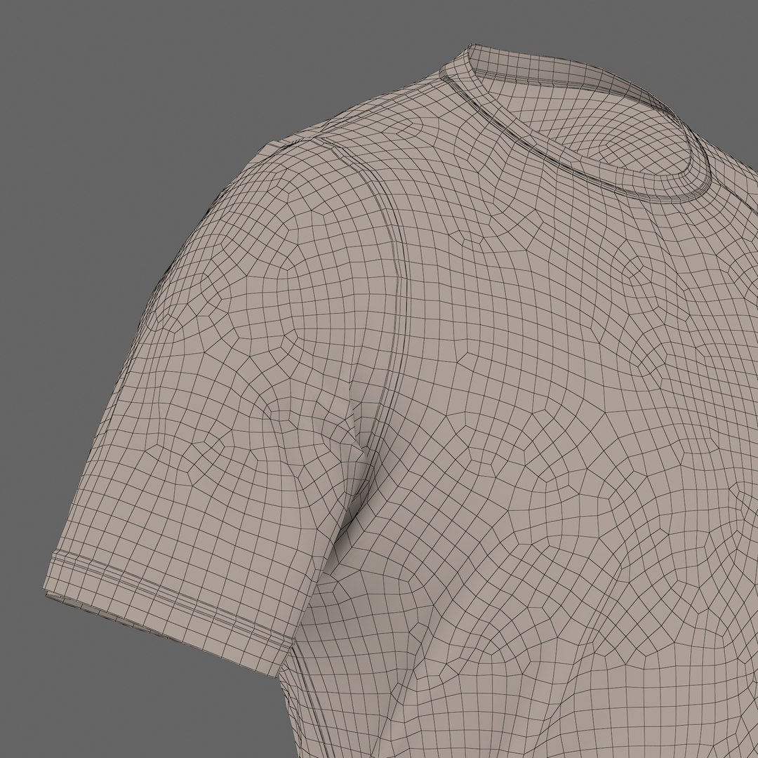 T-shirt t shirt 3D model - TurboSquid 1244303