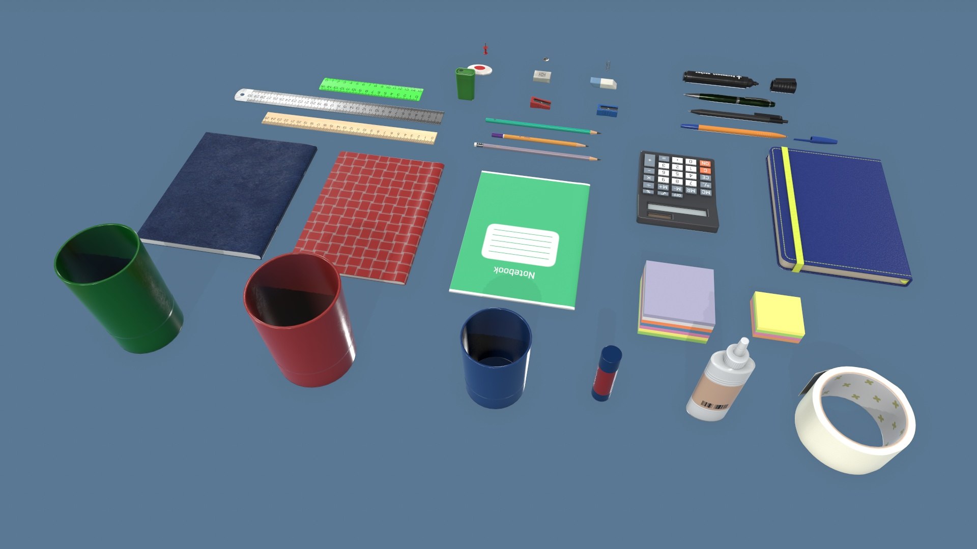 Stationery 3D Model - TurboSquid 1820512