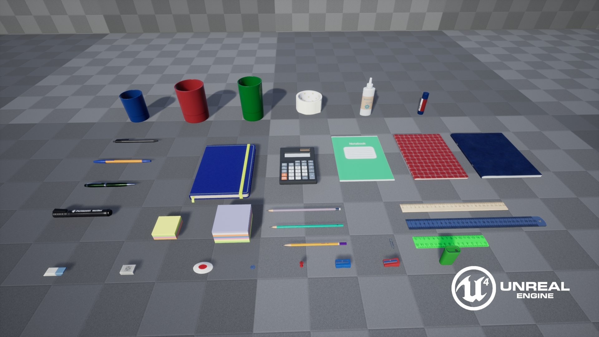 Stationery 3D Model - TurboSquid 1820512